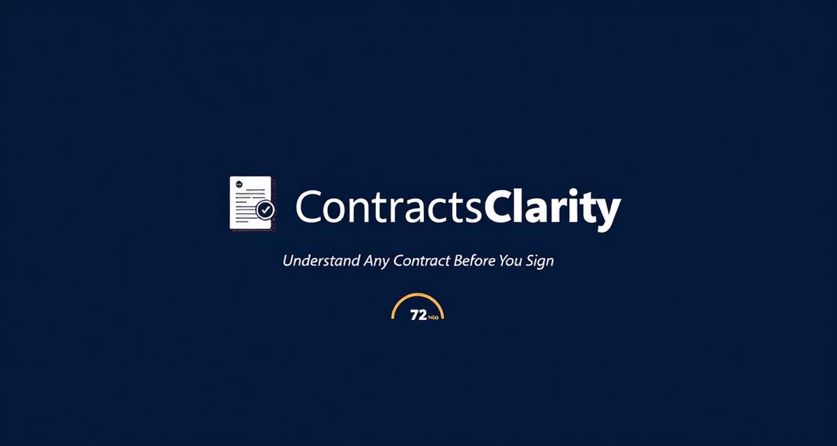 ContractsClarity - Understand Any Contract Before You Sign